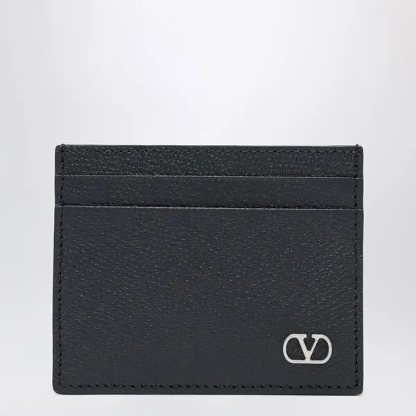 Valentino Garavani Vlogo Signature Card Holder - Black