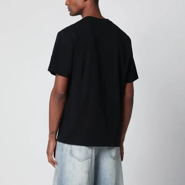 A BATHING APE T-shirt With Logo Print - Black