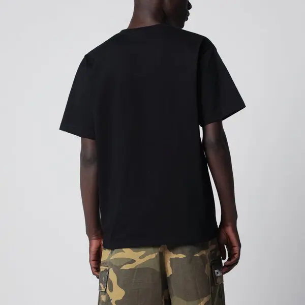 A BATHING APE T-shirt With Logo Print - Black