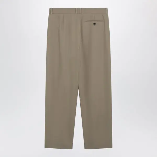 THE ROW Gianni Tapered Wool Gabardine Trousers