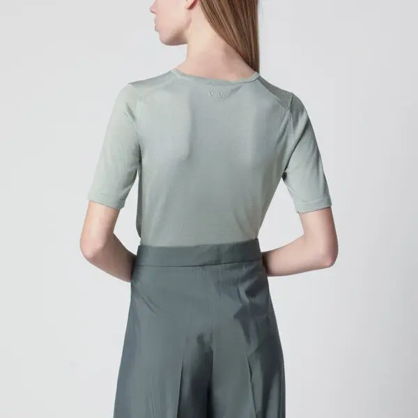 Max Mara Crewneck Silk And Cashmere Sweater