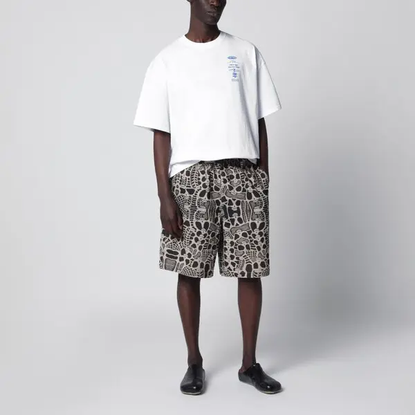 BRAIN DEAD T-shirt With Logo Prints