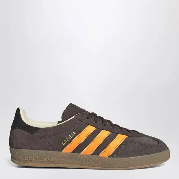 ADIDAS ORIGINALS Sneaker Gazelle Indoor / Lucid Tangerine / Wonder White - Brown