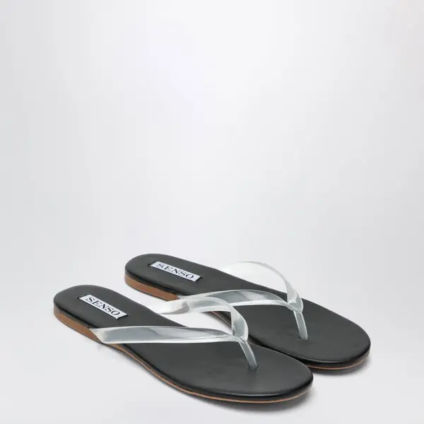 Senso Ebony Harmony Leather Slip-on Shoes - Black