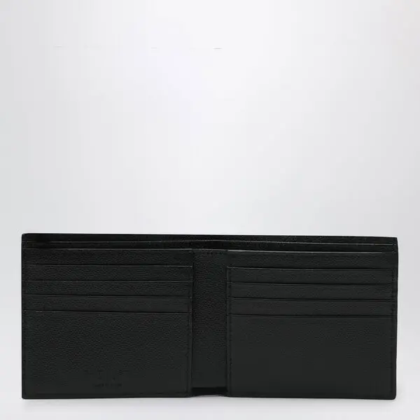 Saint Laurent East/west Wallet In Grain De Poudre Leather