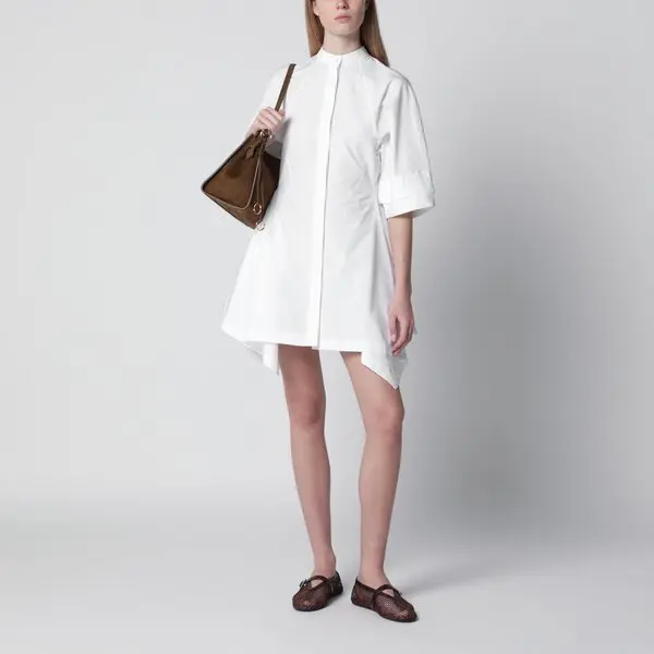 Alaïa Panelled Cotton Poplin Dress