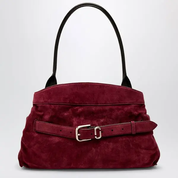 Marc Jacobs Dakota Satchel Bag In Suede - Purple