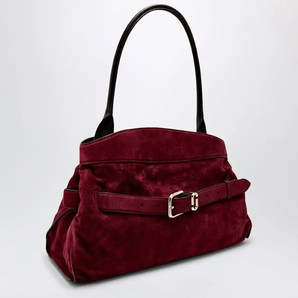 Marc Jacobs Dakota Satchel Bag In Suede - Purple