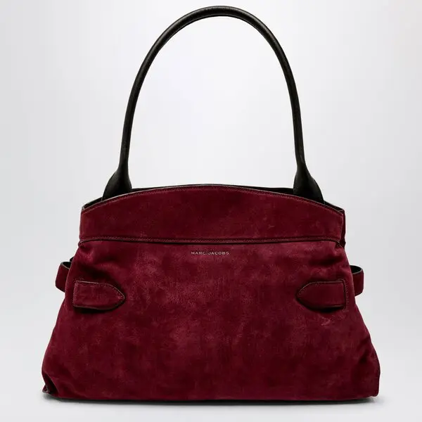 Marc Jacobs Dakota Satchel Bag In Suede - Purple