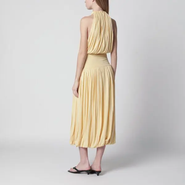 TOTEME Sleeveless Ruched Midi Dress