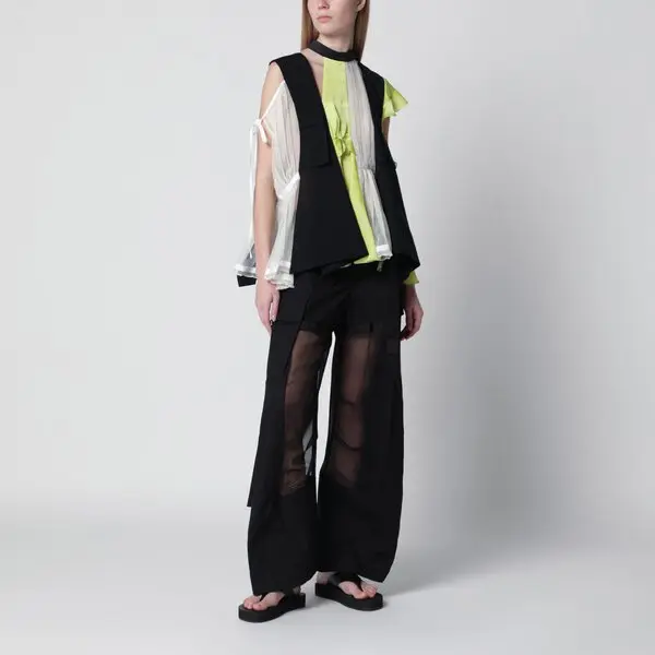 Sacai Fabric Mix Sweater