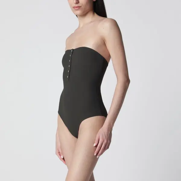 TOTEME Strapless One-piece Swimsuit - Green