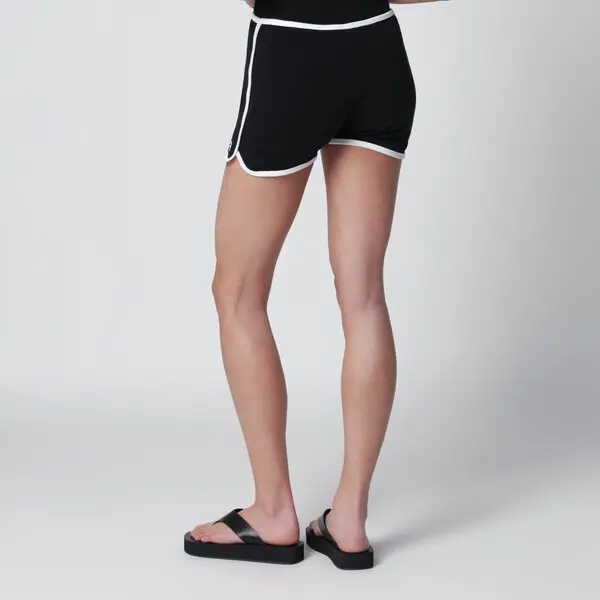 COURREGES Mini Jersey Shorts - Black