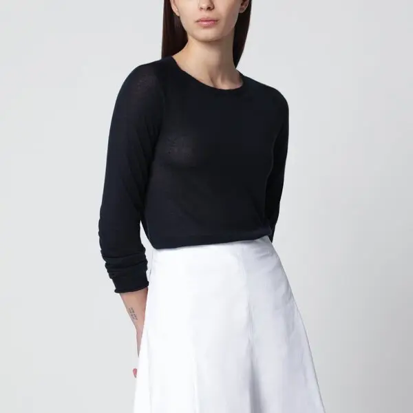 ROBERTO COLLINA Cashmere And Silk Crewneck Sweater