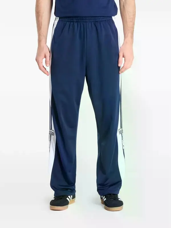 Adidas Adibreak Side-stripe Press-stud Track Pants - Blue