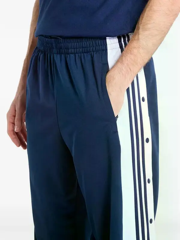 Adidas Adibreak Side-stripe Press-stud Track Pants - Blue