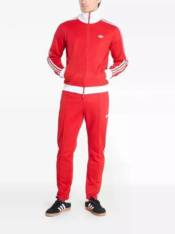 Adidas Striped Zip-up Sweatshirt