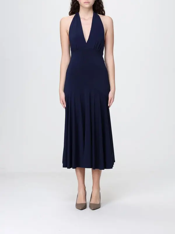 Michael Kors Jersey Halterneck Midi Dress