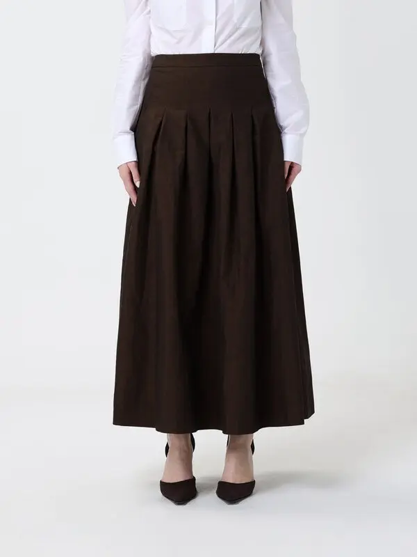 PT TORINO Midi Skirt - Brown