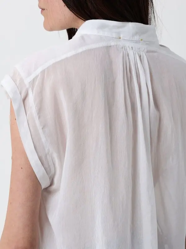 FORTE_FORTE Sleeveless Shirt - White