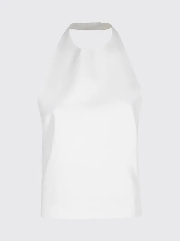 Loulou De Saison Halter Neck Top - Ivory