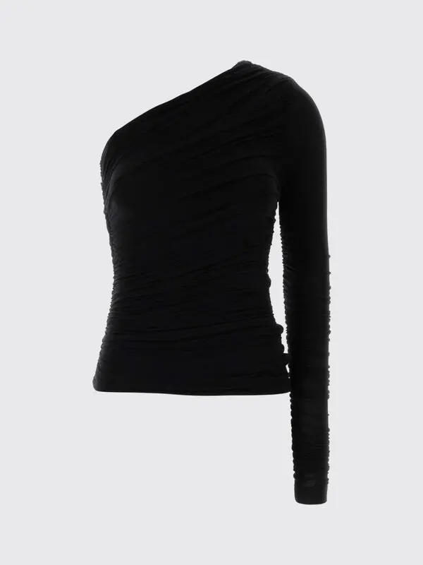 AGOLDE One-shoulder Ruched Top