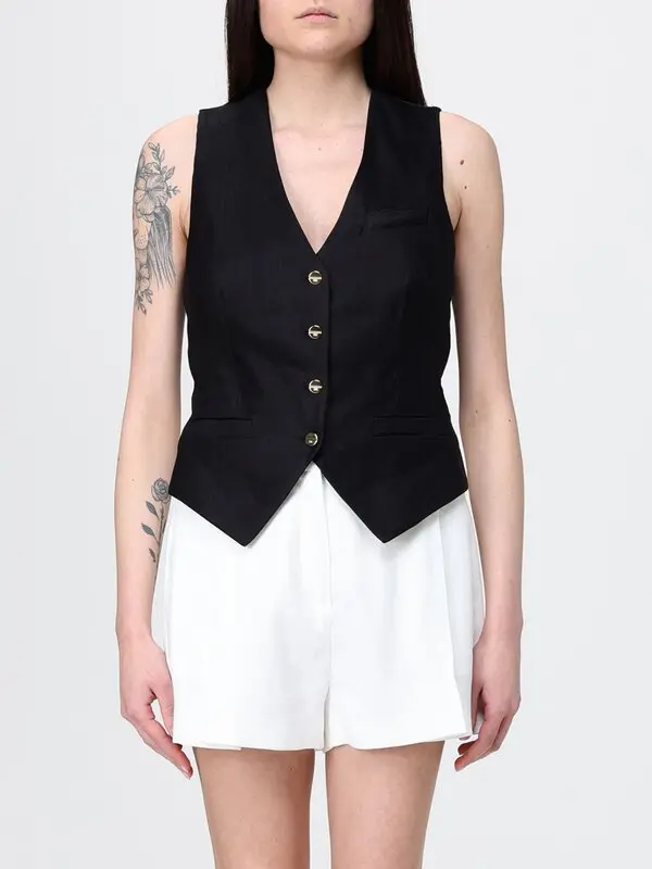 Elisabetta Franchi Waistcoat - Black