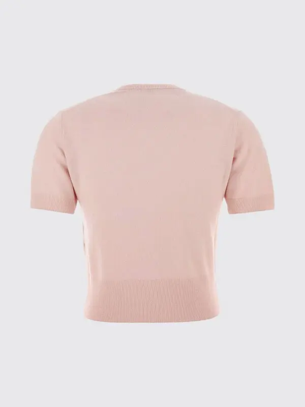 JIL SANDER Cropped Wool And Cashmere Knit Sweater - Pink