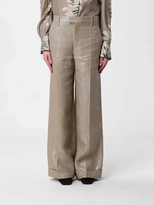 Brunello Cucinelli Wide Leg Pants - Beige