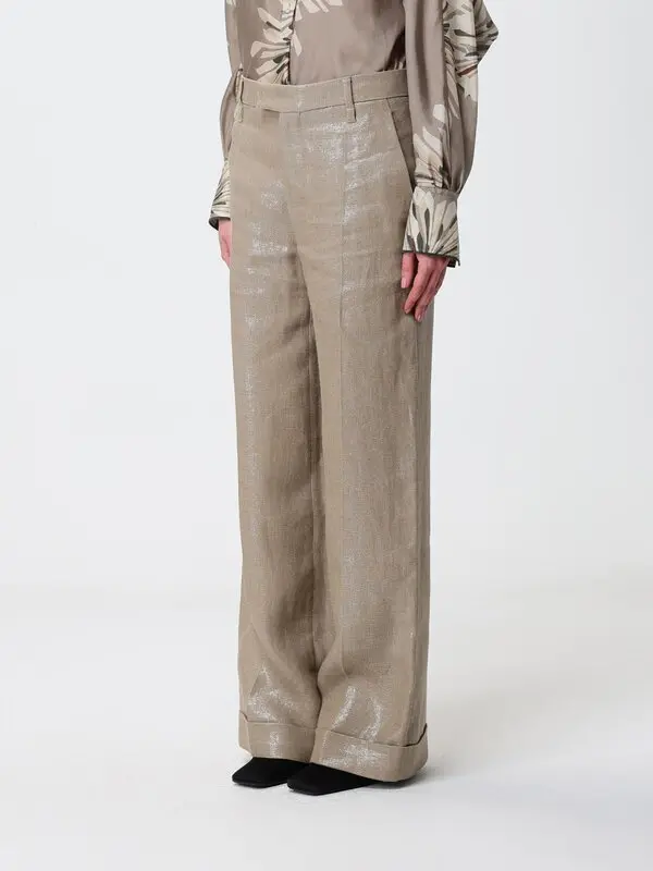 Brunello Cucinelli Wide Leg Pants - Beige