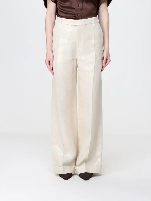 Brunello Cucinelli Wide Leg Pants - Sand