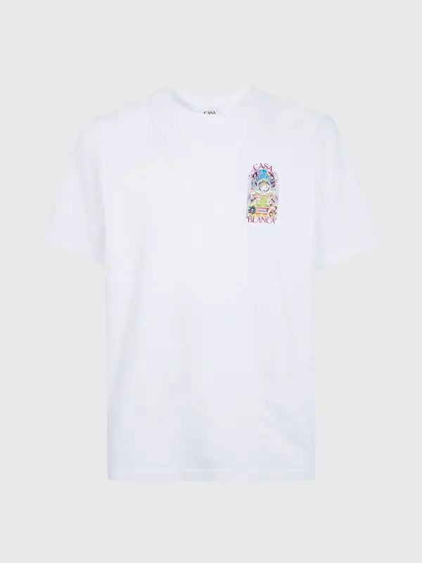 Casablanca Organic Cotton T-shirt With Logo