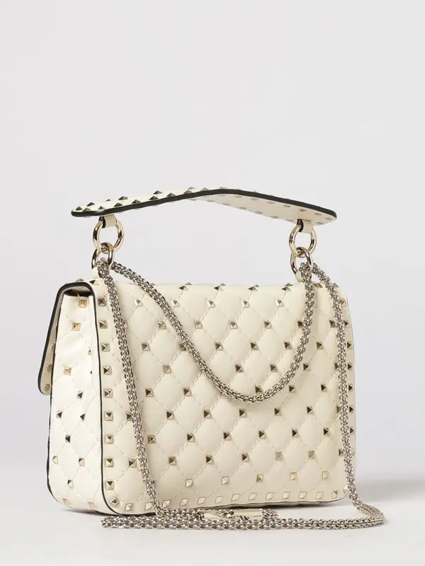 Valentino Garavani Studded Handbag - Ivory