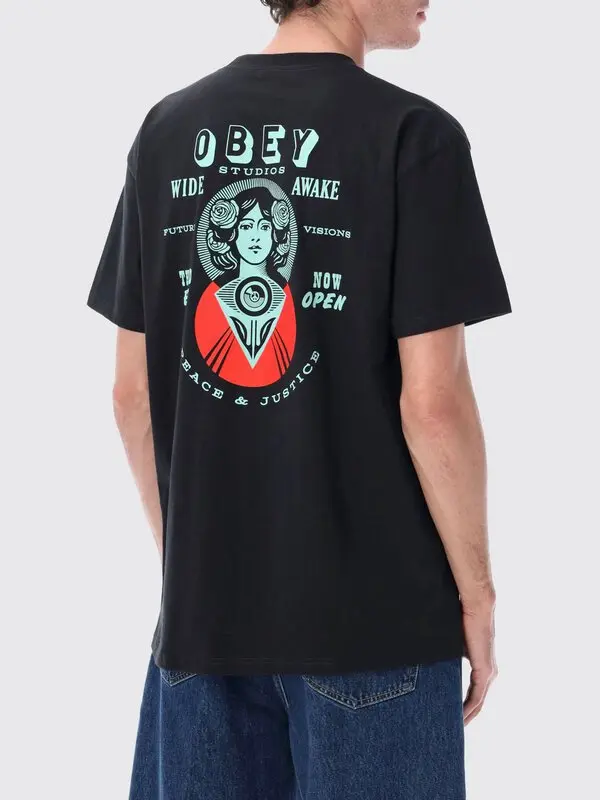 Obey Printed Cotton T-shirt