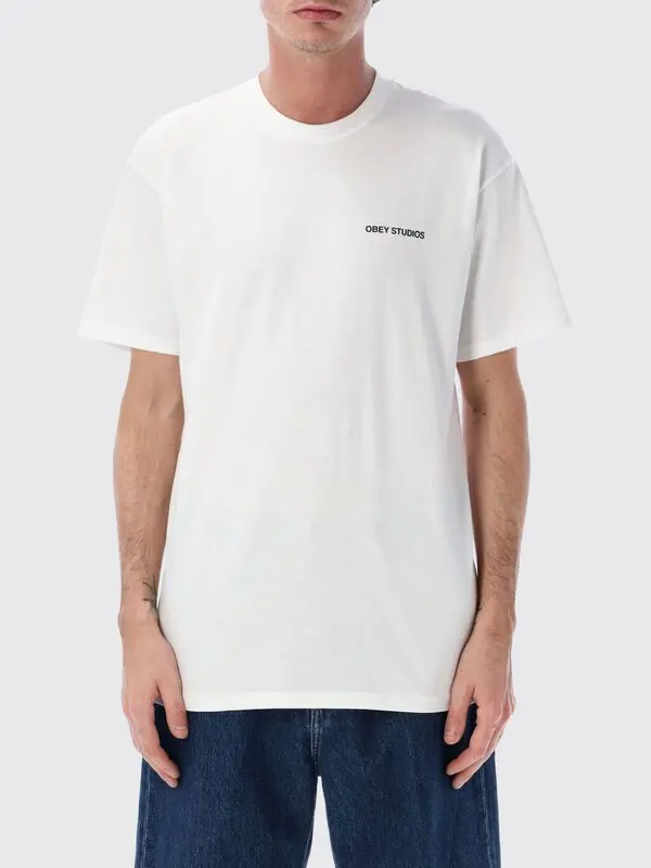 Obey Printed Cotton T-shirt