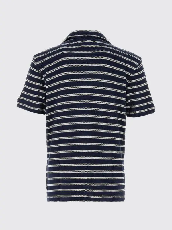 Polo Ralph Lauren Striped Cotton Blend Shirt - Blue