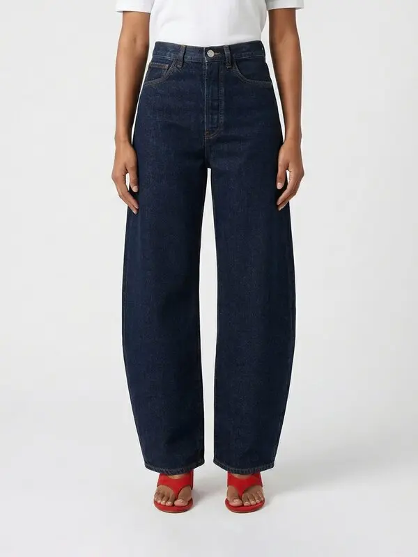 Alaïa High Waisted Wide Leg Jeans