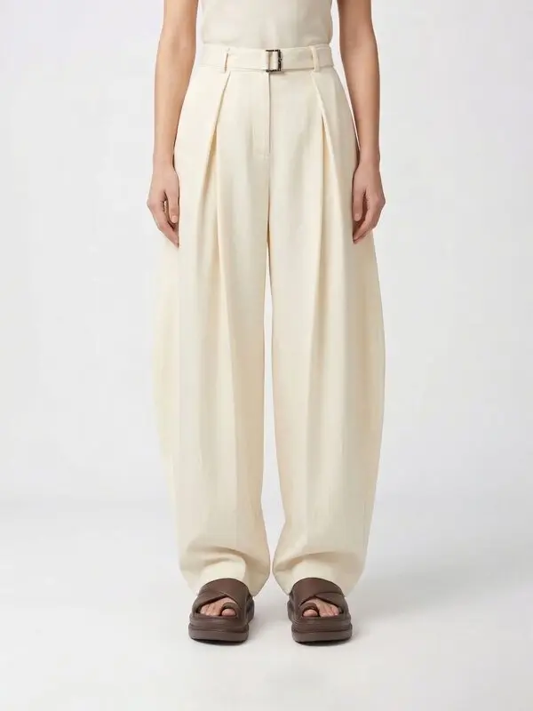 Sacai Wool Blend Wide-leg Trousers