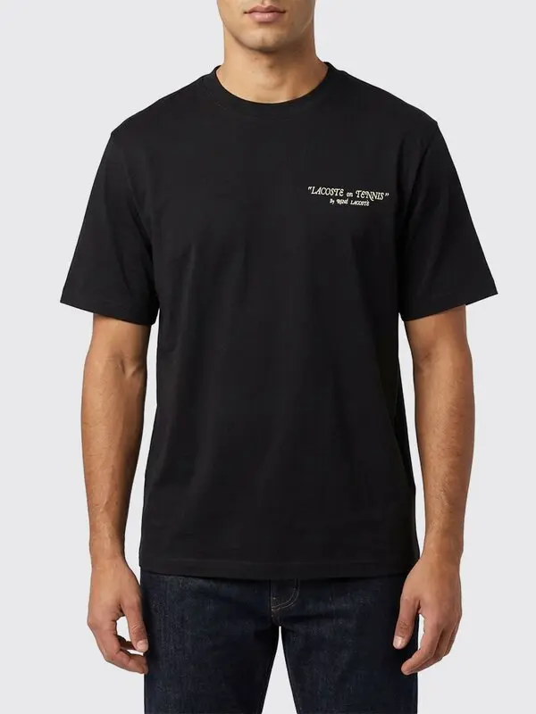 Lacoste Cotton T-shirt With Graphic Print