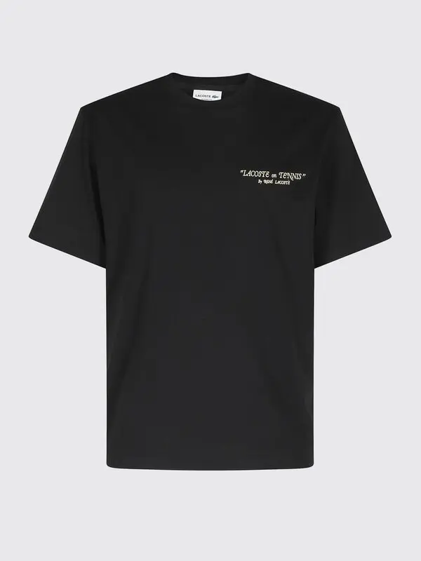 Lacoste Cotton T-shirt With Graphic Print