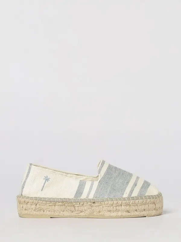 Manebí Striped Espadrilles With Rope Sole - Blue