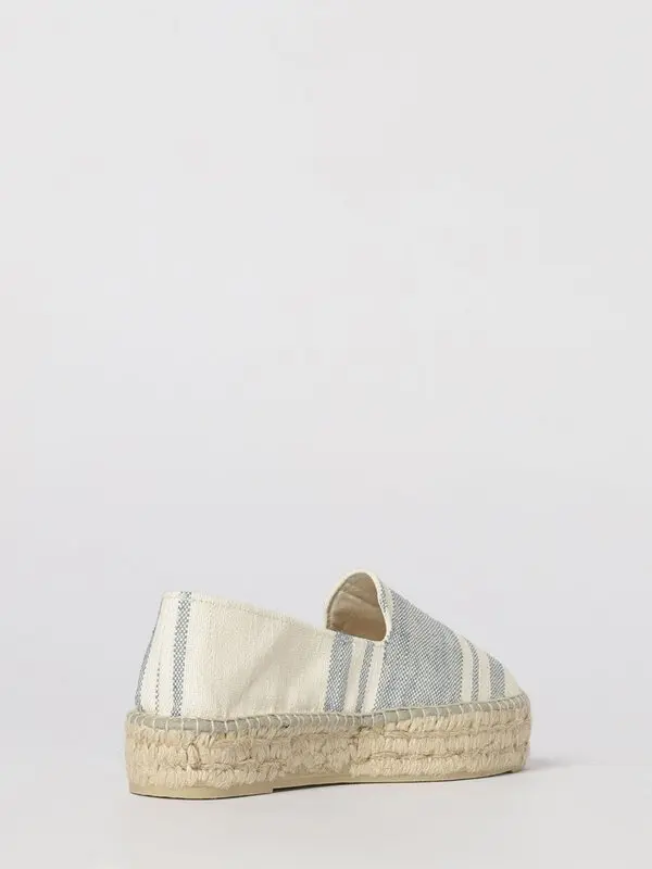 Manebí Striped Espadrilles With Rope Sole - Blue