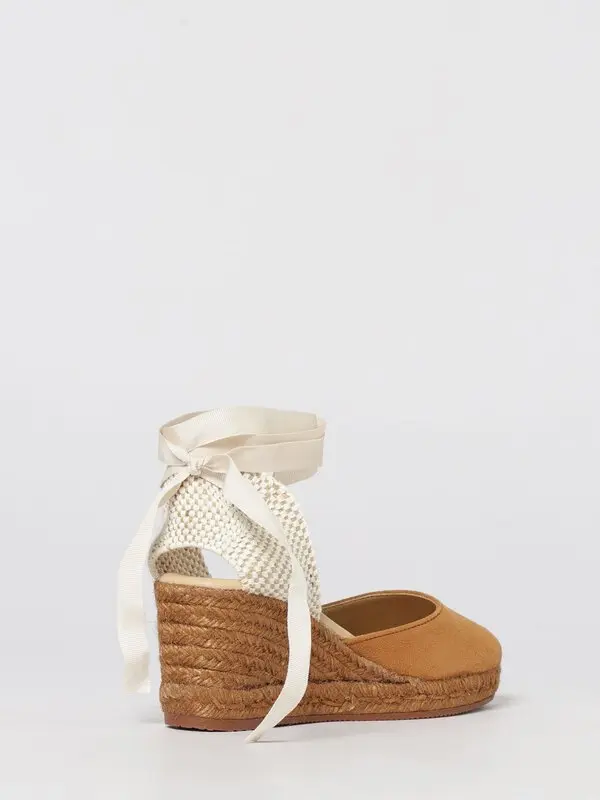 Manebí Espadrille Wedge With Tie Fastening - Brown