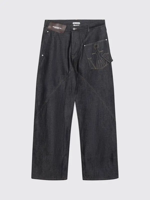 JW Anderson Wide Leg Jeans - Navy
