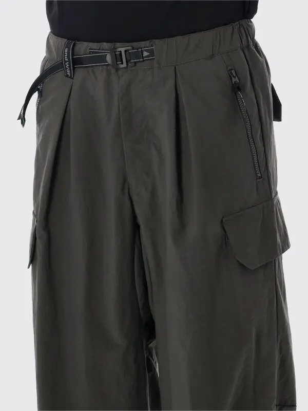 AND WANDER Pleated Cargo Pants - Grey