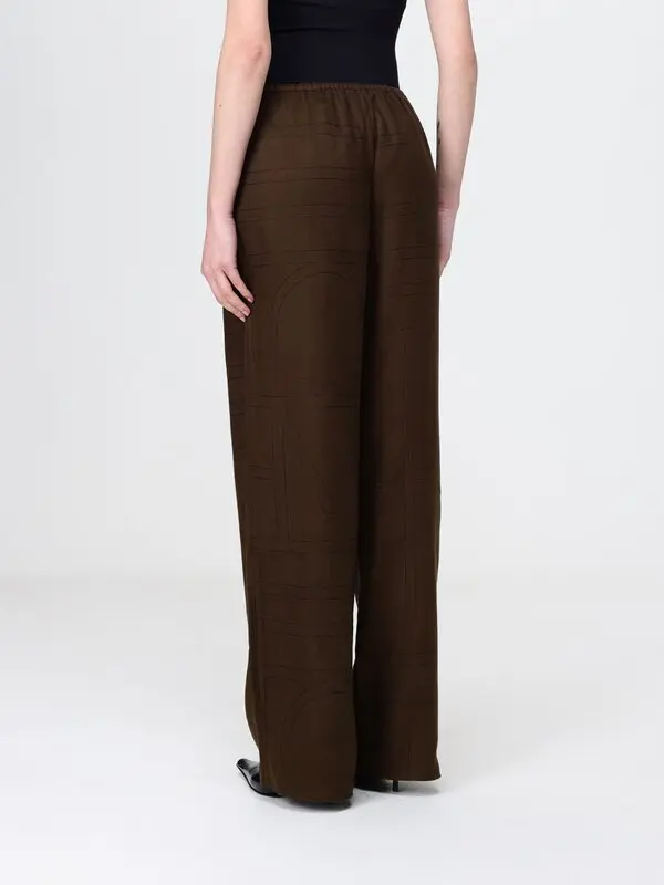 TOTEME Wide Leg Printed Trousers