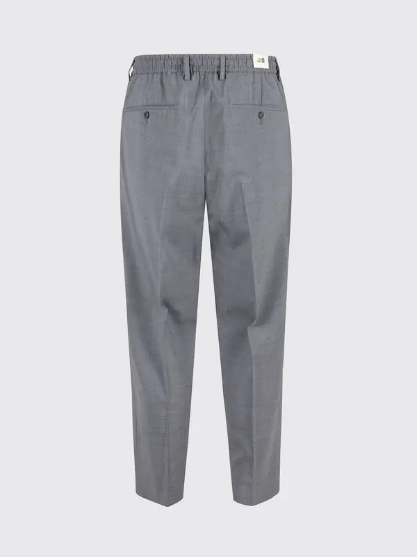 BRIGLIA 1949 Tailored Drawstring Trousers - Grey