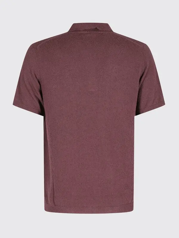 ROBERTO COLLINA Cotton Knit Polo Shirt - Green