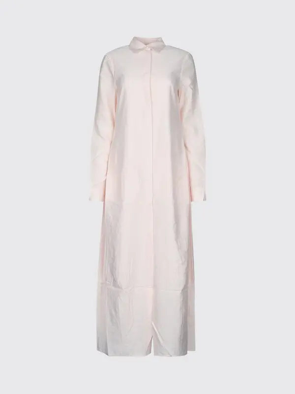 TOTEME Silk Blend Shirt Dress - Pink