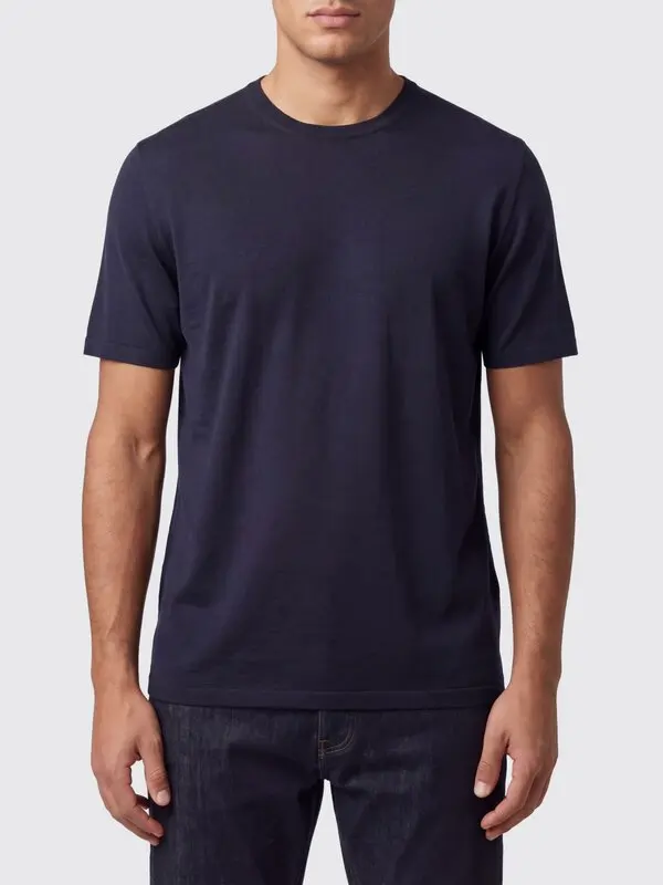 ROBERTO COLLINA Basic Cotton T-shirt - Blue